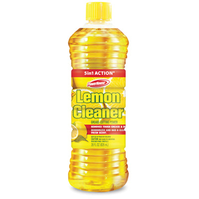POWERHOUSE MULTI PURPOSE CLEANER 28oz LEMON CLEANER (cs/12) #64012438