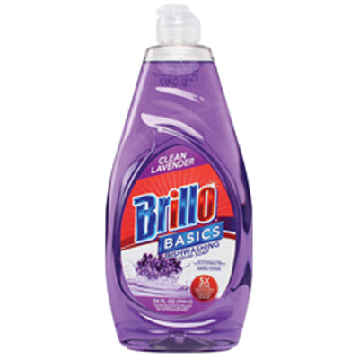 BRILLO DISHWASHING LIQUID SOAP LAVENDER 24oz (cs/12) #69728093