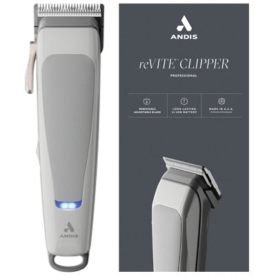 ANDIS REVITE TAPER CLIPPER GREY PLASTIC #01786100