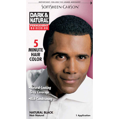 DARK & NATURAL MENS 5 MINUTE HAIR COLOR NATURAL BLACK #07200032
