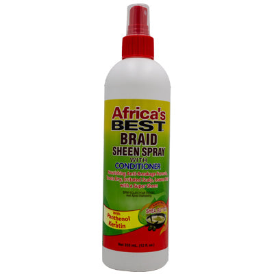 AFRICA'S BEST BRAID SHEEN SPRAY 12 oz #08550012
