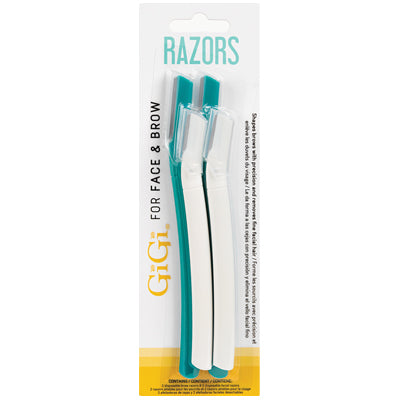 GI-GI FACE & BROW RAZORS 4 PK #33033875