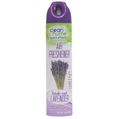 CLEAN HOME AIR FRESHENER 5in1 FRESH CUT LAVENDER 9oz (cs/12)